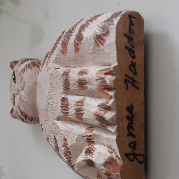 James Haddon | Art | Whimsical Folk Art Cat 5 Hand Carved Wood Artist ...